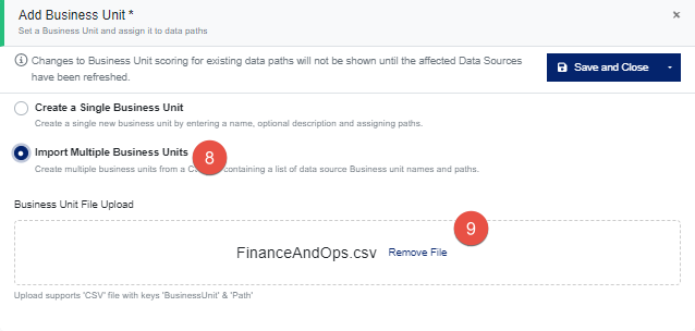 How to Create Business Units