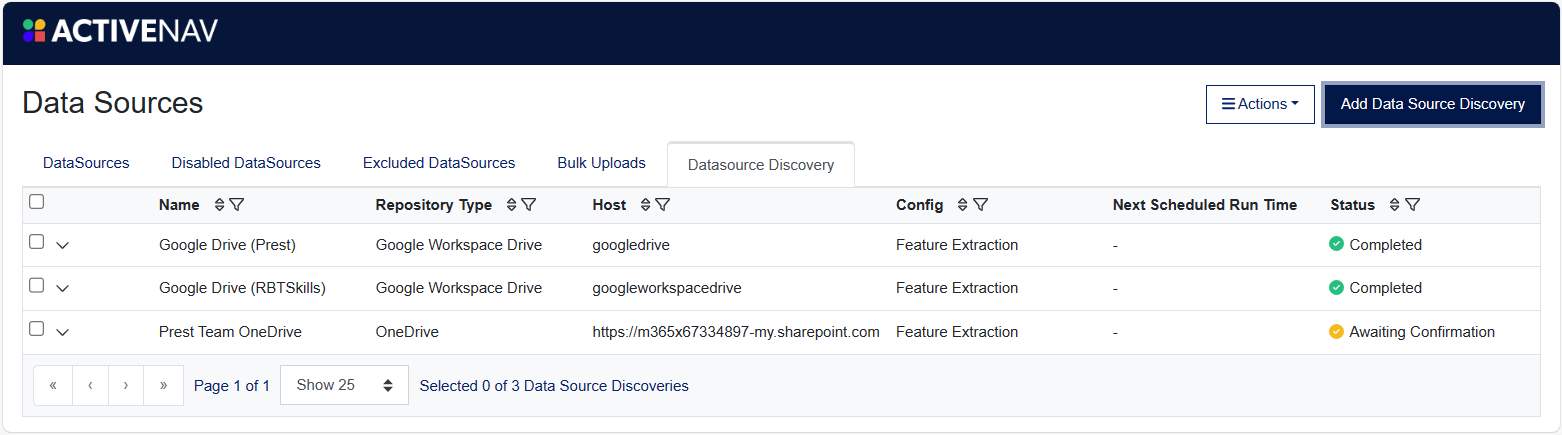 Automated Data Source Discovery