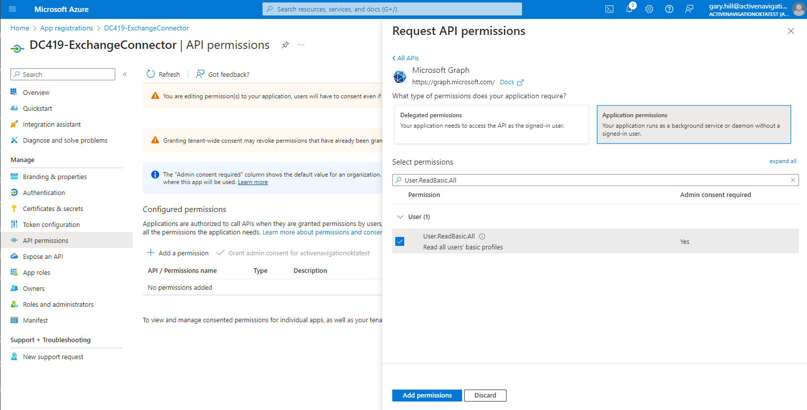 Configuring app-based authentication in Entra ID (Azure AD) for ...