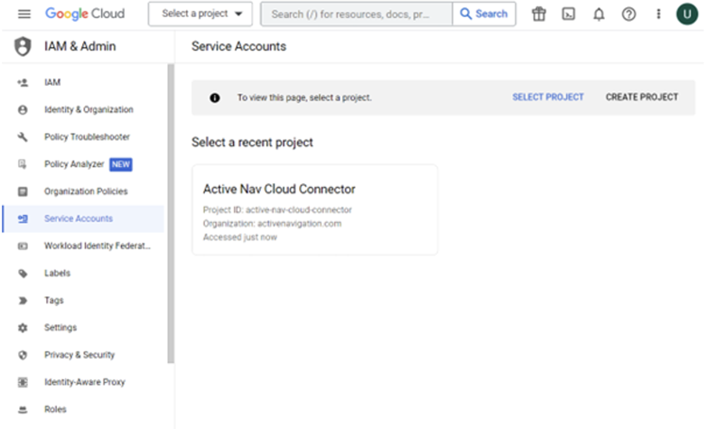 Creating a Google Workspace Service Account & User Account