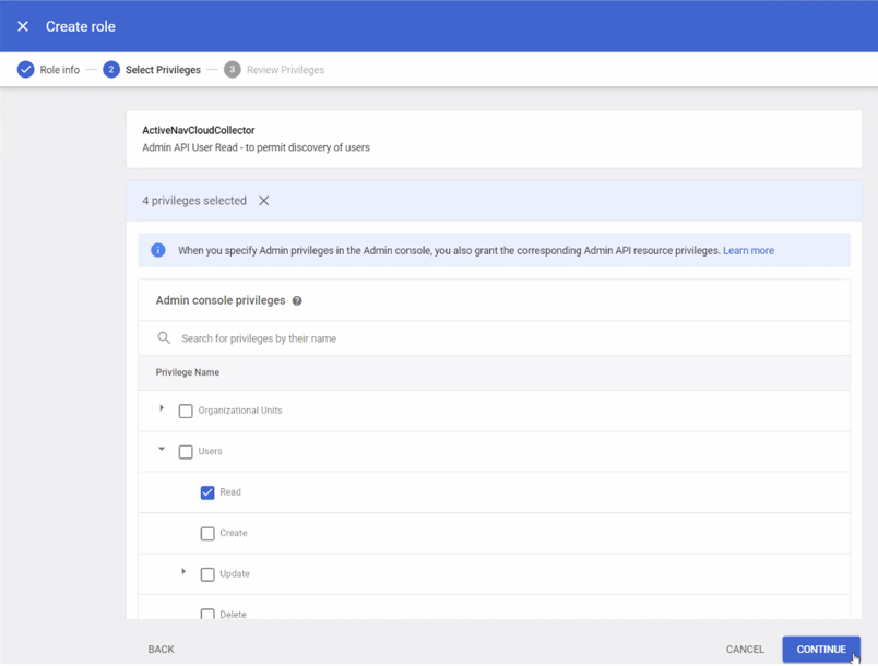 Creating a Google Workspace Service Account & User Account