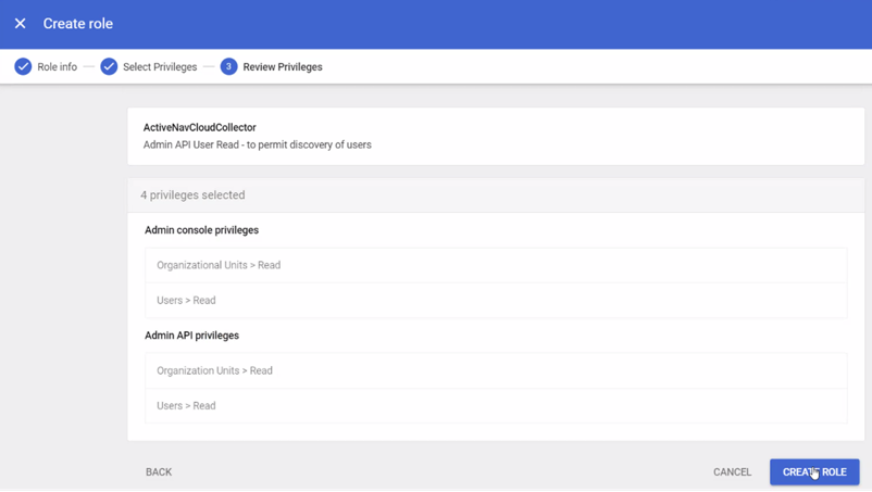 Creating a Google Workspace Service Account & User Account
