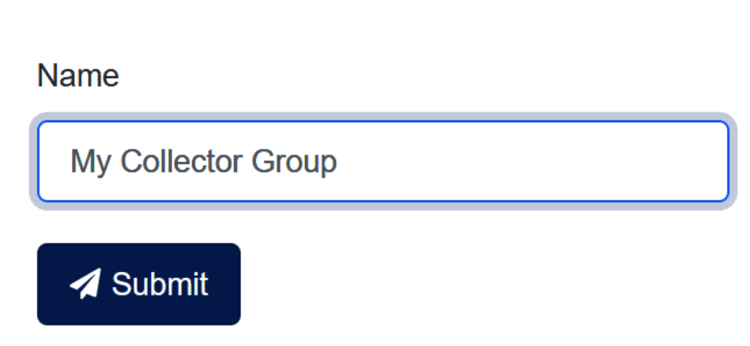 Managing Collector Groups