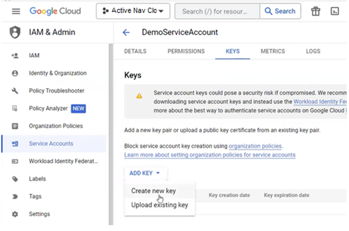 Creating a Google Workspace Service Account & User Account